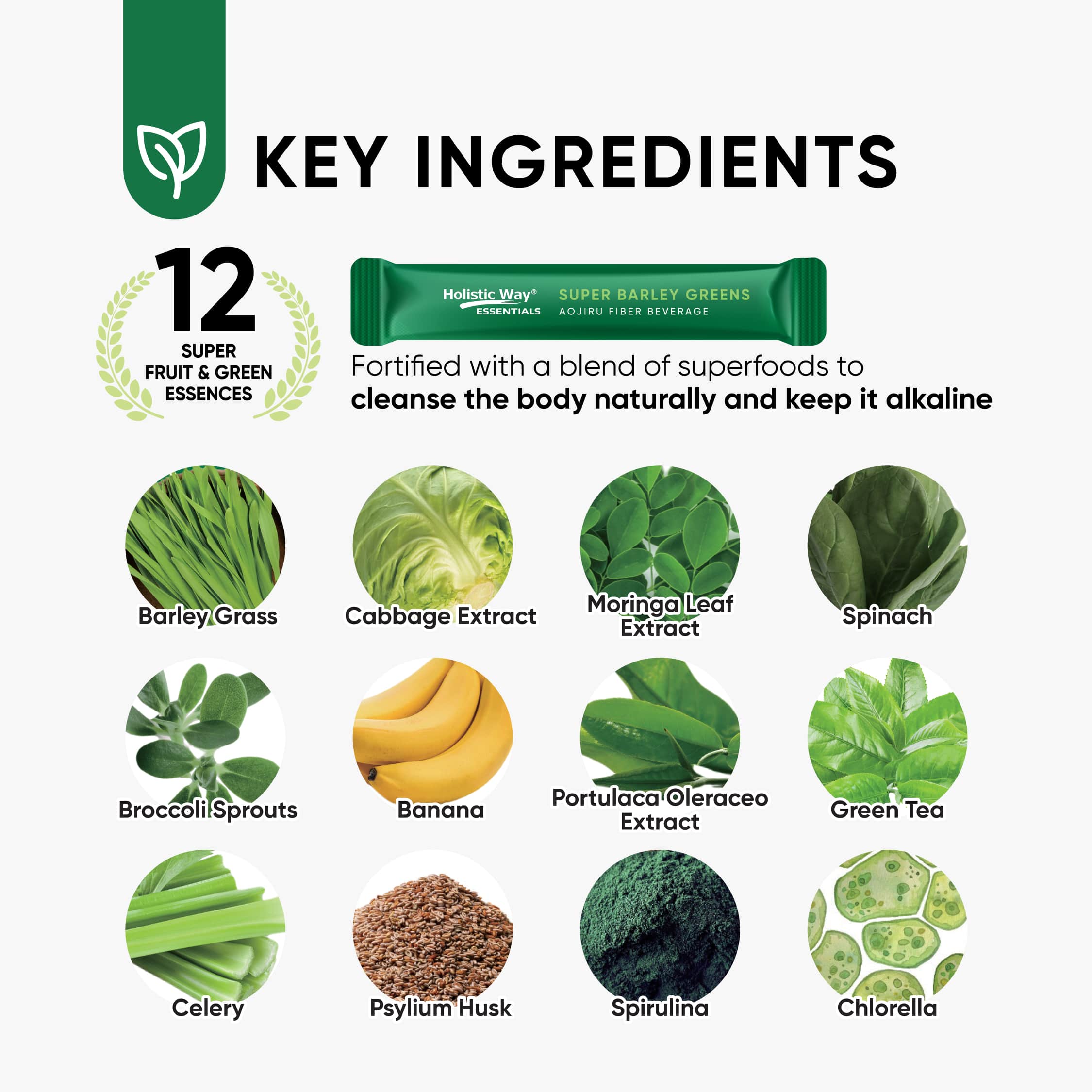 Holistic Way Super Barley Greens (30 Sachets)