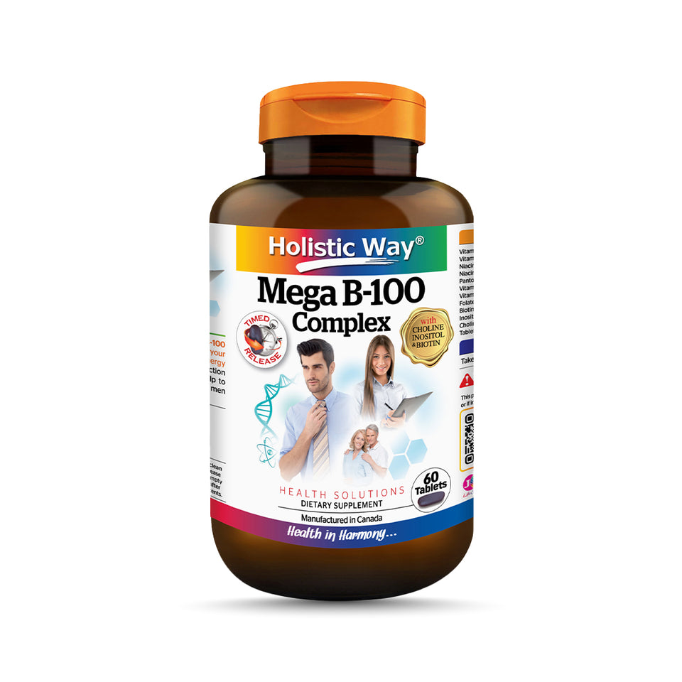 Holistic Way Mega B-100 Complex (60 Tablets)