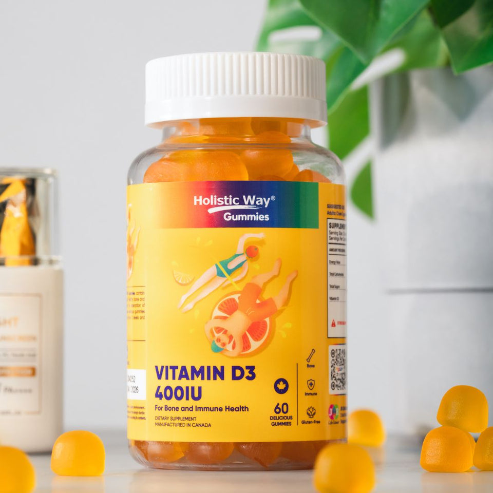 Holistic Way Vitamin D3 400IU Gummy (60 Gummies)